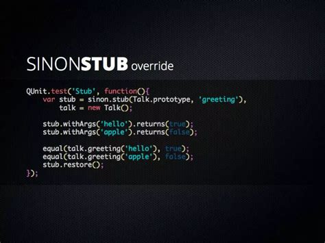 Javascript Test Double Sinonjs