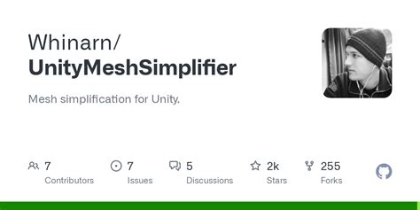 GitHub Whinarn UnityMeshSimplifier Mesh Simplification For Unity