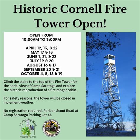 Historic Cornell Hill Fire Tower — Wilton Wildlife Preserve And Park
