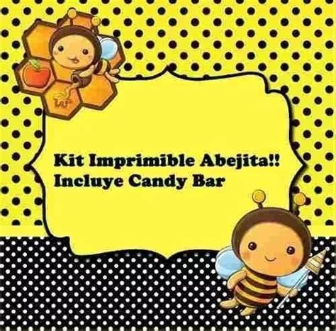 Kit Imprimible Fiesta De Abejitas Cuotas Sin Interés