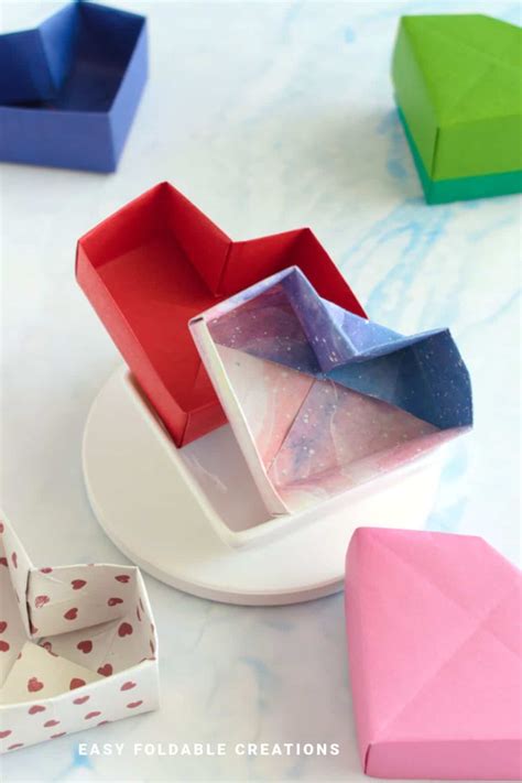 Origami Hearts Easy Foldable Creations