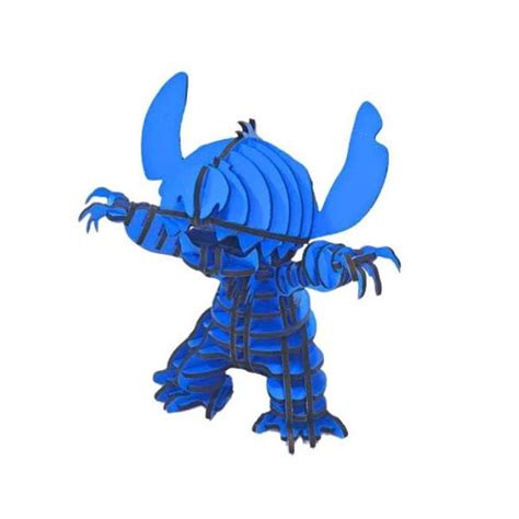 Lilo Cartoon 3d Wood Puzzle Laser Cut Files Layered Art Piece