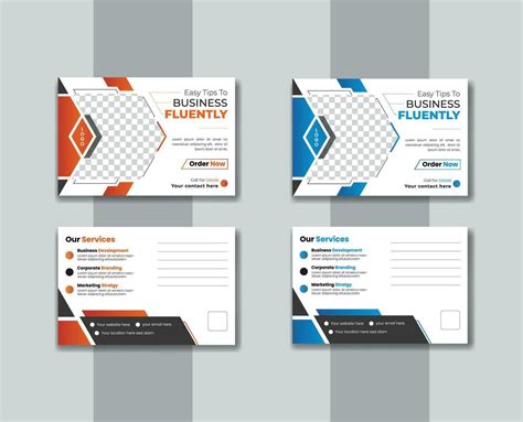 Professional And Minimal Business Marketing Postcard Design Postcard