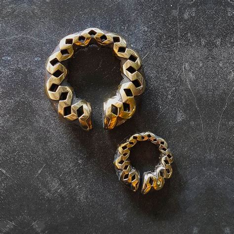 Brass Ear Weights Stretched Ears Tribal Weights Egypt Etsy