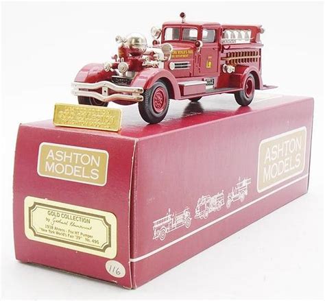 Ashton Models 49g 1938 Ahrens Fox Pumper Auction