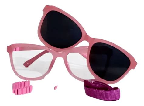 Lentes Armazón C Super Flex Sobrepuesto Solar Tr90 Graduable Rosa