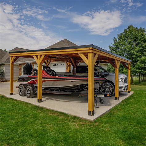 Backyard Discovery Kingsport 20 X 20 Cedar Wood Outdoor