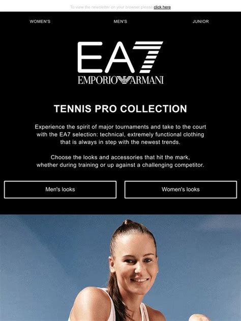 Armani Ea7 Work Out With The Tennis Collection Milled