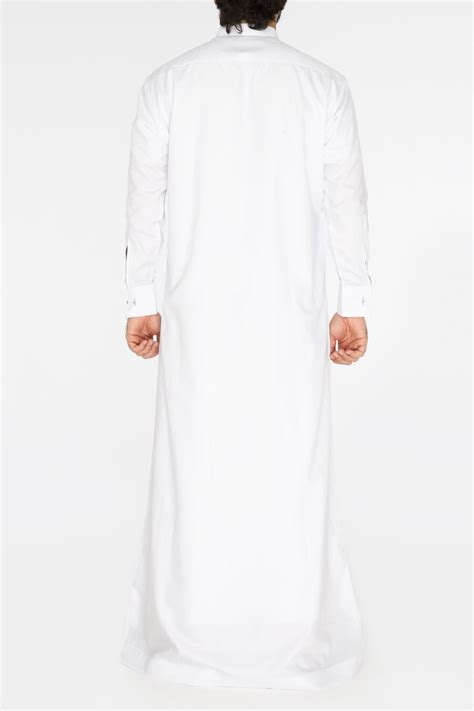 Qatari White Kandora Ahla Kashka Tailor
