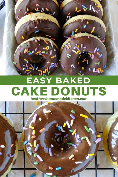 Baked Cake Donut Recipe Rezept