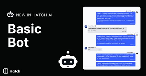 New In Hatch Ai Basic Bots