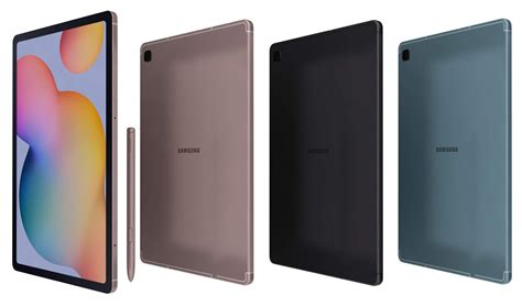 Samsung Galaxy Tab S Lite All Colors D Model By Rever Art