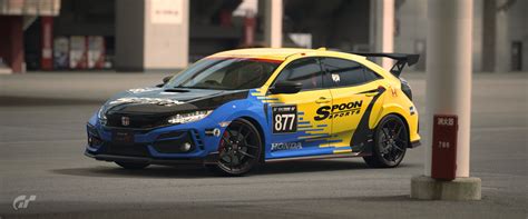 A Spoon Sports Livery For My Civic Rgranturismoliveries