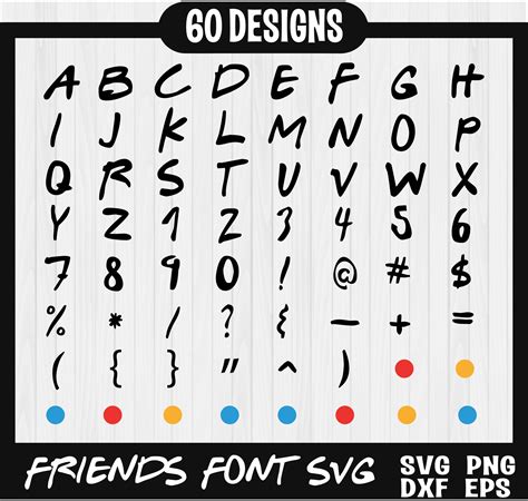 Friends Font Friends Font For Cricut Friends Font Svg Cricut Font