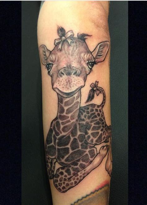 Ig Highvoltagetat Skull Tattoo Tatting Giraffe