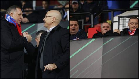 Dodik Višković Stevandić Zeljković I Premijer Srbije U Ostavci Bodrili Borac