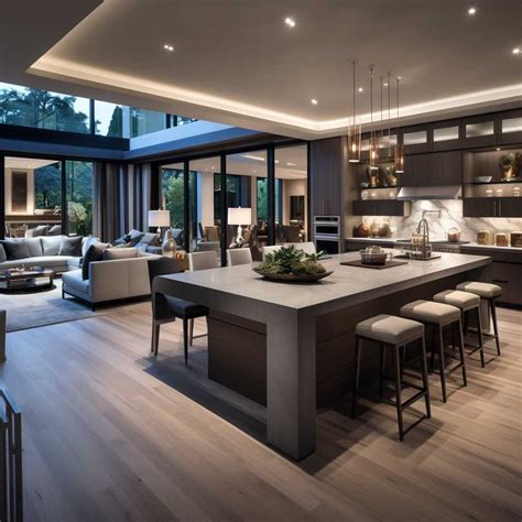 3 Features Every Modern Open Kitchen Design Must Have Keuken Interieur Huis Interieur