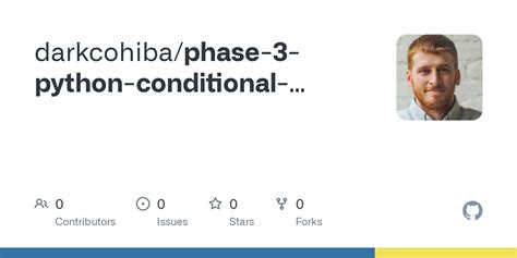 Github Darkcohibaphase 3 Python Conditional Statements