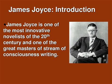 Ppt James Joyce 1882 1941 Powerpoint Presentation Free Download