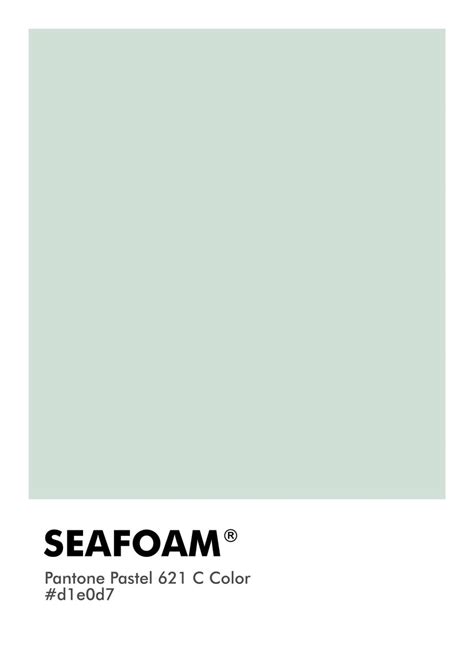 Pantone Seafoam Poster By Masahiro Art Displate