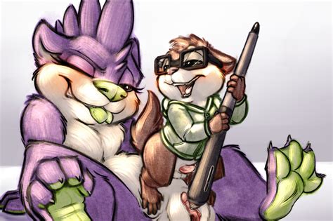 Rule 34 2015 Anthro Blush Brown Fur Carrot Artist Chipmunk Clitoris Clothes Duo Eyewear