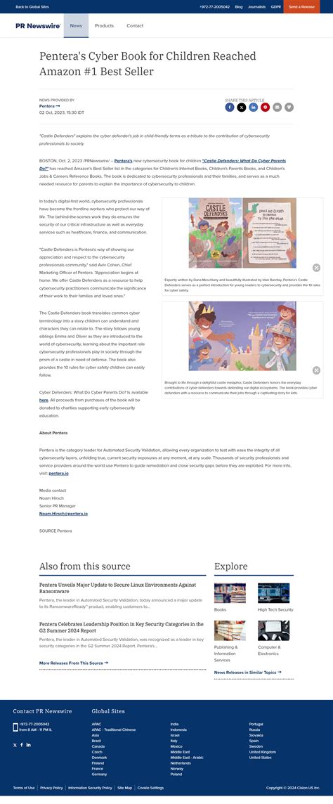 Book Press Release Examples Templates