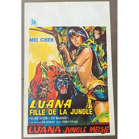 Luana Jungle Girl Belgian Movie Poster Store