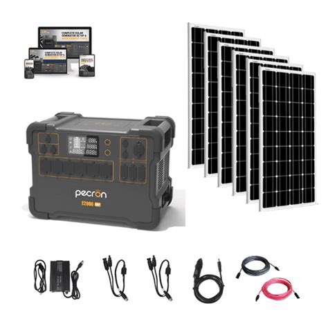 Pecron Solar Kits And Power Stations