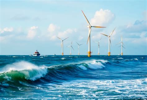 Offshore Wind Farm Ai Generated Image