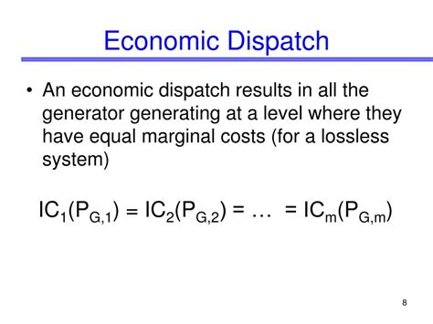 Ppt Least Cost System Operation Economic Dispatch 2 Powerpoint