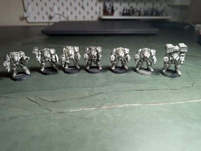 Dark Angels Deathwing Terminators X 7 Warhammer 40k 2nd Edition Metal
