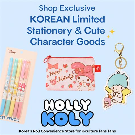 Korean Limited Stationery And Cute Character Goods Holykoly