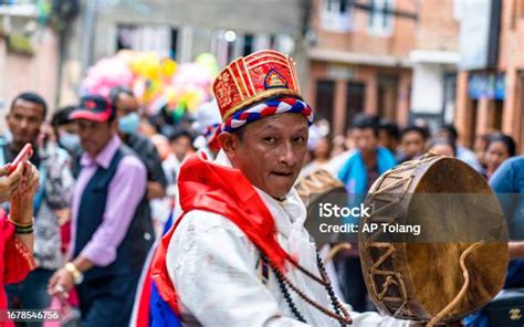Jhakri People Performing Traditional Jhakri Dance During Janai Purnima