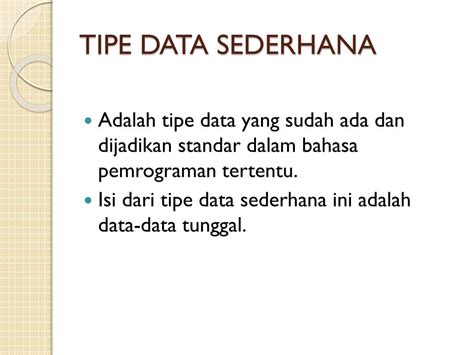 PPT TIPE DATA PowerPoint Presentation Free Download ID