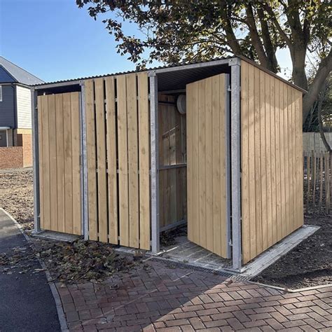 Elnup Commercial Timber Bin Store Made In Britain