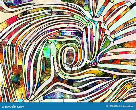 Advance Of Stained Glass Stock Illustration Illustration Of Broken 185843249