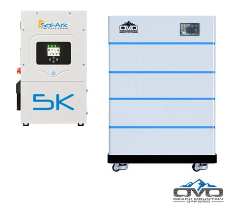 5k Sol Ark Inverter 20 48kw Omo Stack Lithium Battery Ozark
