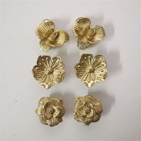 Flower Knobs Etsy