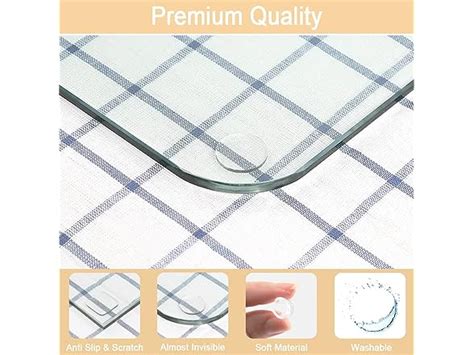 Clear Soft Glass Table Top Bumper 20 Pcs