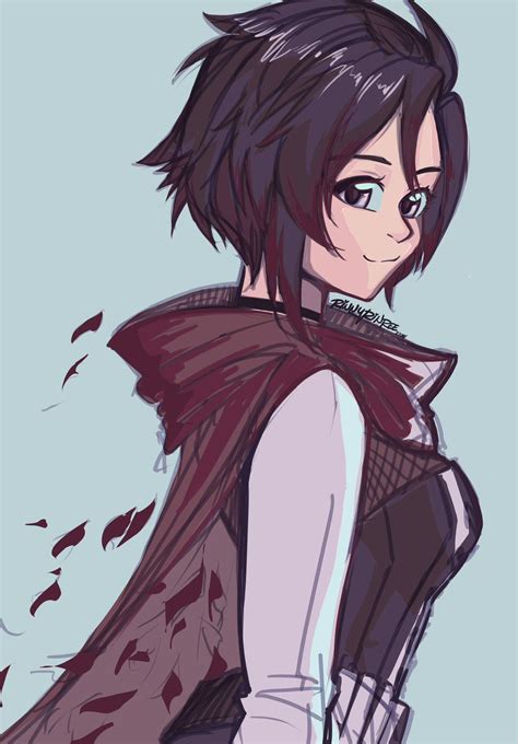 Her R Rwby Ruby Rose