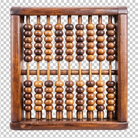 Premium Psd Old Wooden Abacus On White Background
