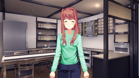 Casual Monika Sprite For My Mod R Ddlcmods