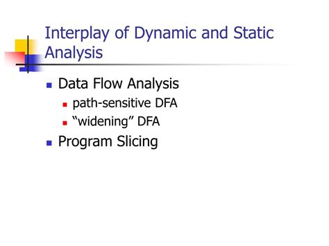 Ppt The Essence Of Dynamic Analysis Powerpoint Presentation Free