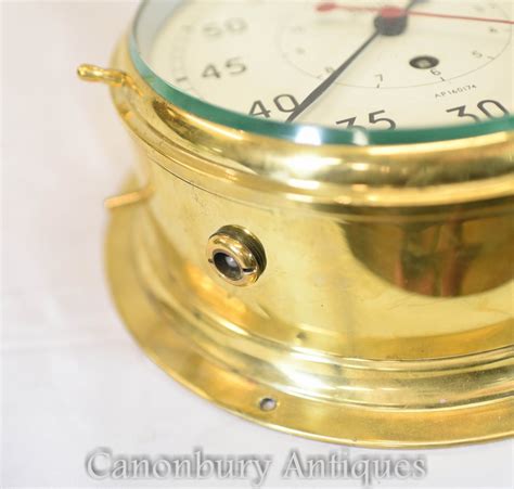 Brass Ship Clock Maritime Antiques Brass Salvage