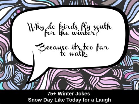 75 Winter Jokes Snow Day Like Today For A Laugh