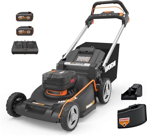 Worx Nitro 21 Cordless Lawn Mower Electric Mower With