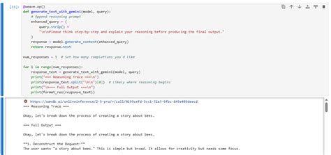 Getting Started With The Gemini 25 Pro Reasoning Model Api Gemini Weights And Biases