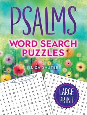 Psalms Word Search Puzzles Large Print Eliza Sauter Isbn