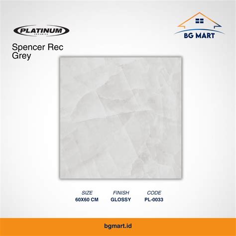 Jual Platinum Keramik Lantai 60x60 Spencer Rec Grey Shopee Indonesia