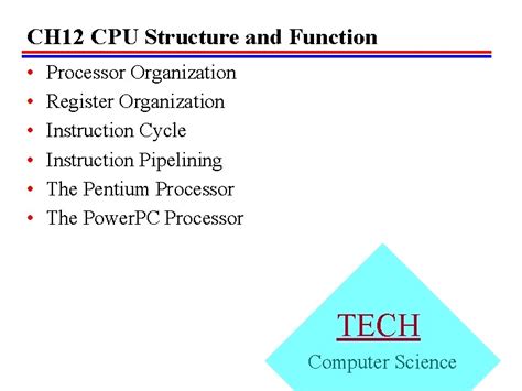 Ch 12 Cpu Structure And Function Processor Organization